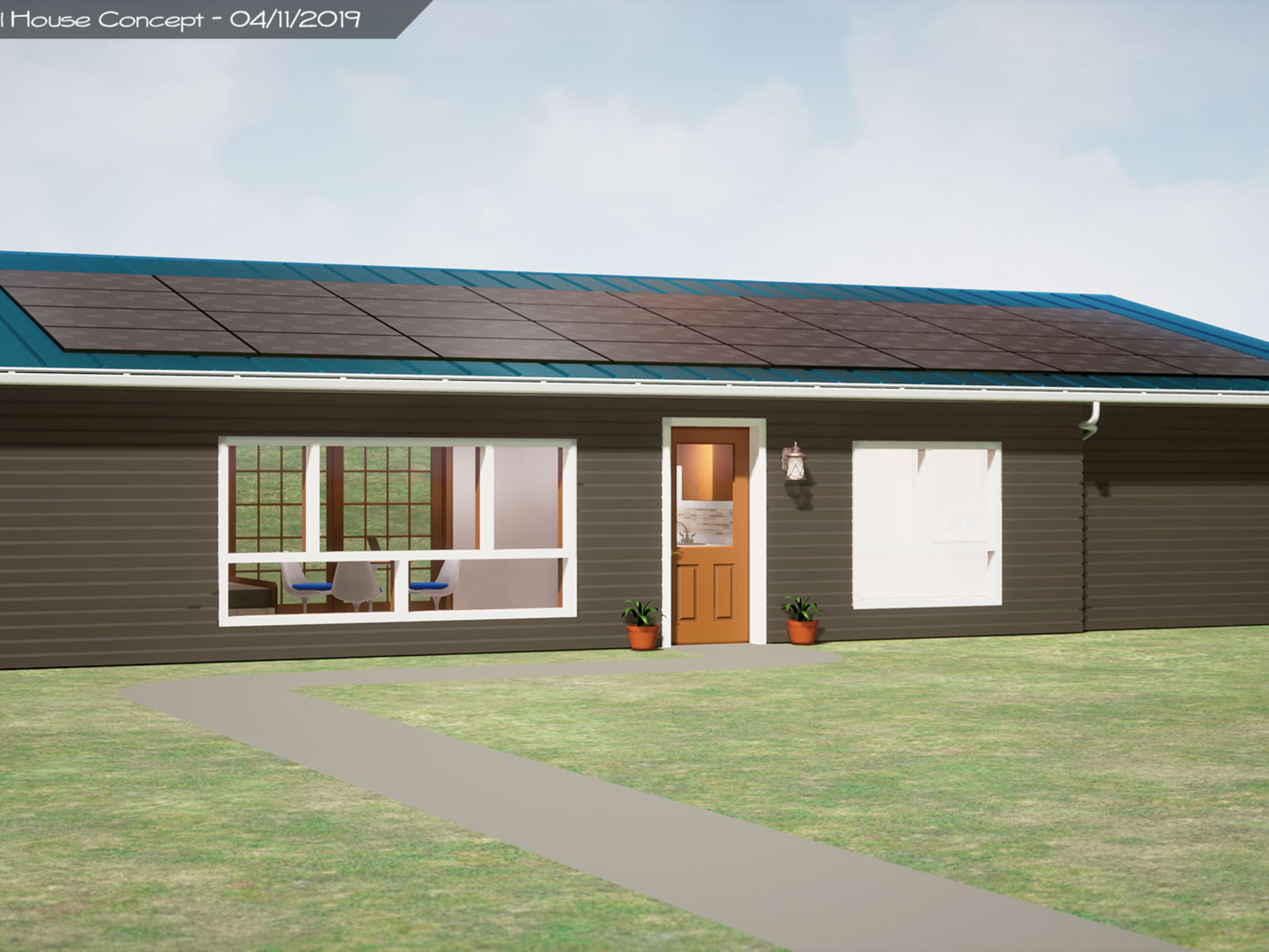 Sustainable Small House | Nebraska